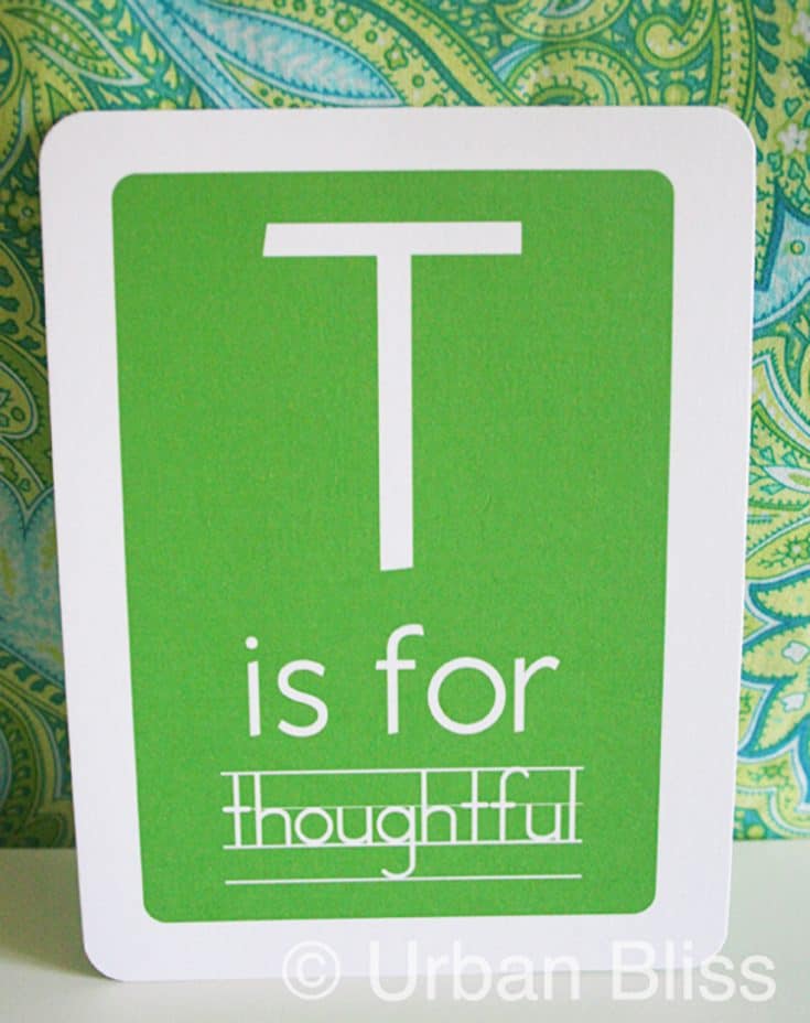 Teacher Appreciation Printable: Flash Cards - Urban Bliss Life