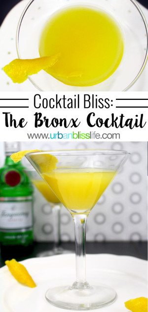 The Bronx Martini | Cocktail Recipe on Urban Bliss Life