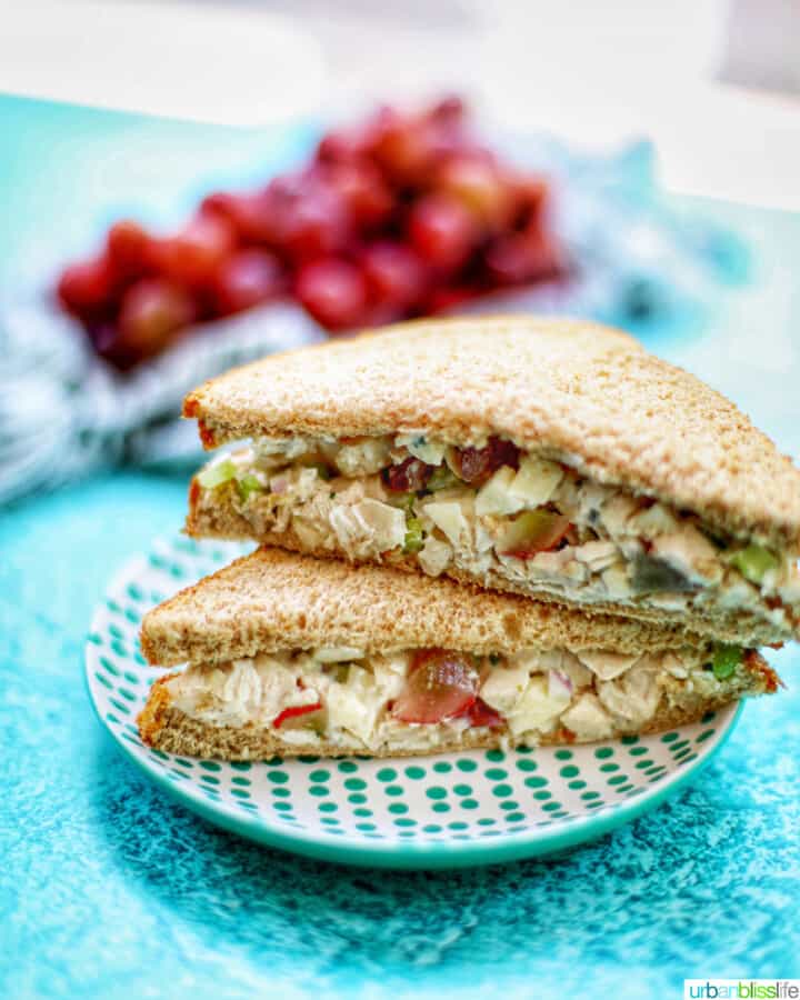 Chicken Salad Tea Sandwiches - Urban Bliss Life