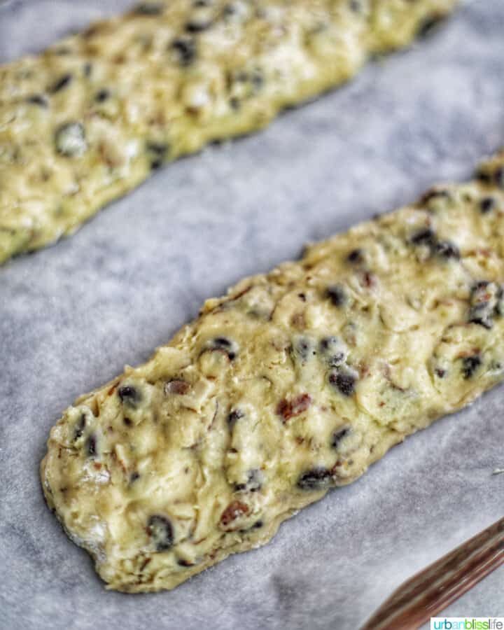 Chocolate Chip Almond Biscotti Cookies - Urban Bliss Life