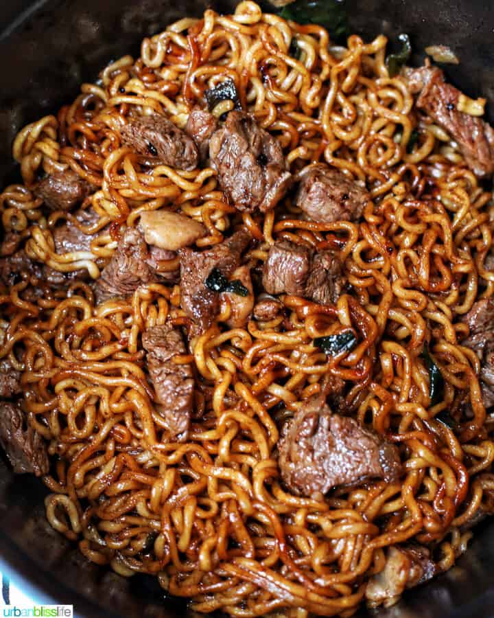 Ram-Don Recipe (Jjapaguri Noodles) - Urban Bliss Life