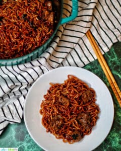 Ram-Don Recipe (Jjapaguri Noodles) - Urban Bliss Life