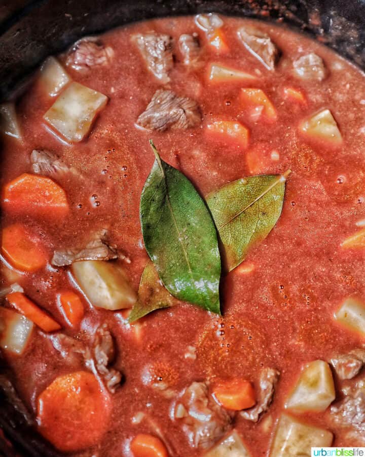 Filipino Beef Caldereta Recipe - Urban Bliss Life