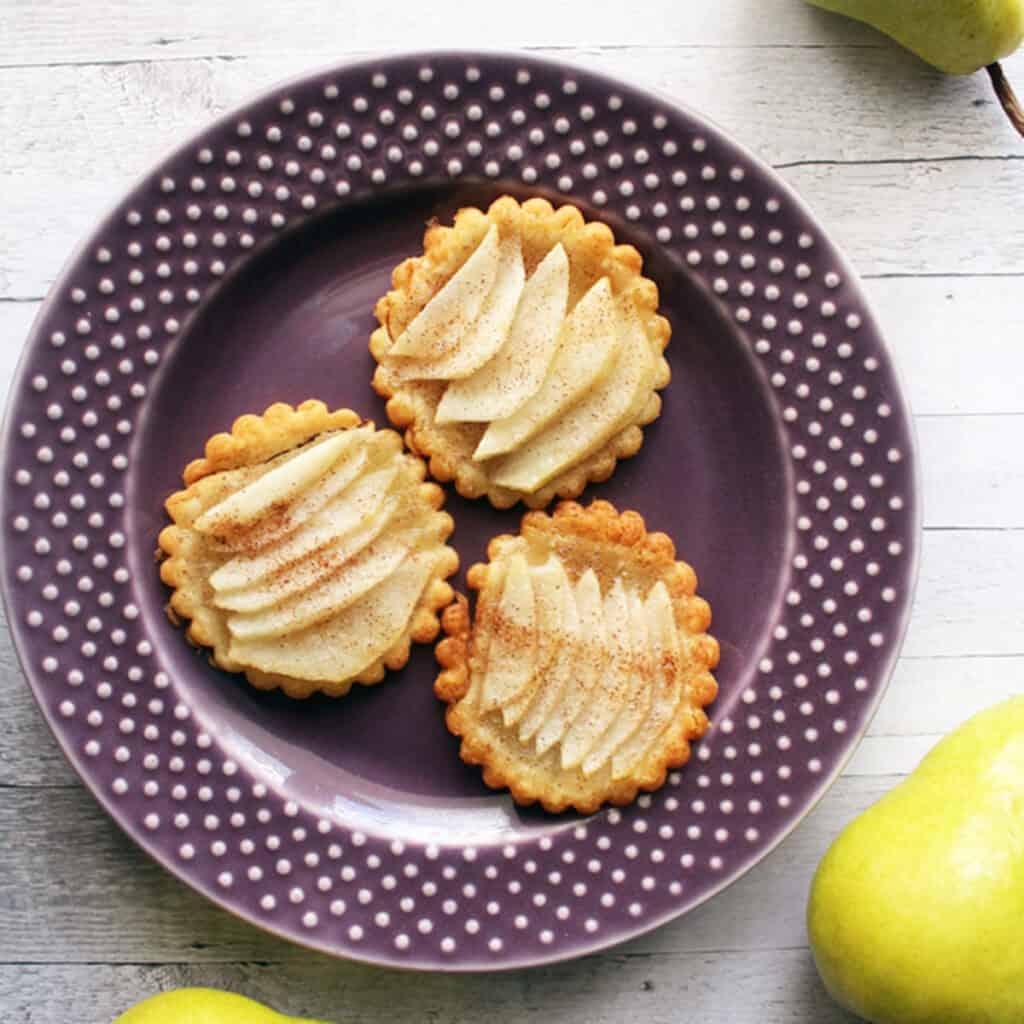 Pear Tartlets - A Quick, Easy Recipe on Urban Bliss Life