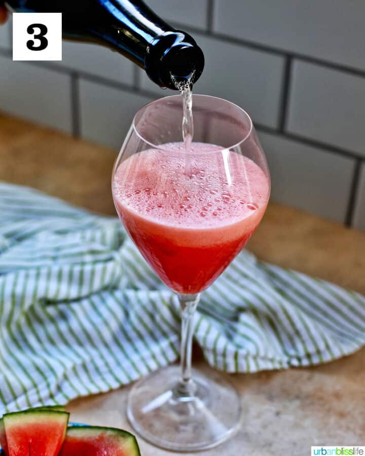 Watermelon Mimosas - Urban Bliss Life