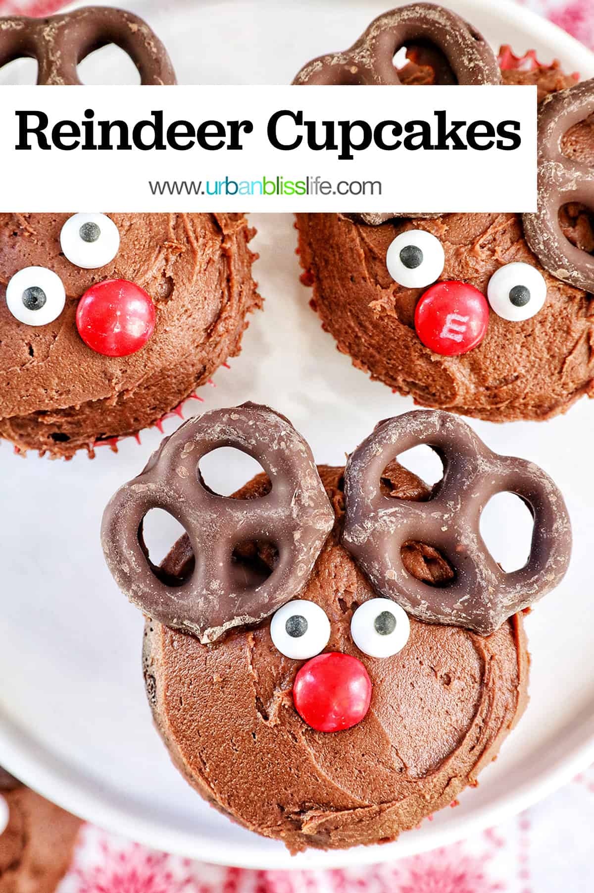 Reindeer Cupcakes - Urban Bliss Life