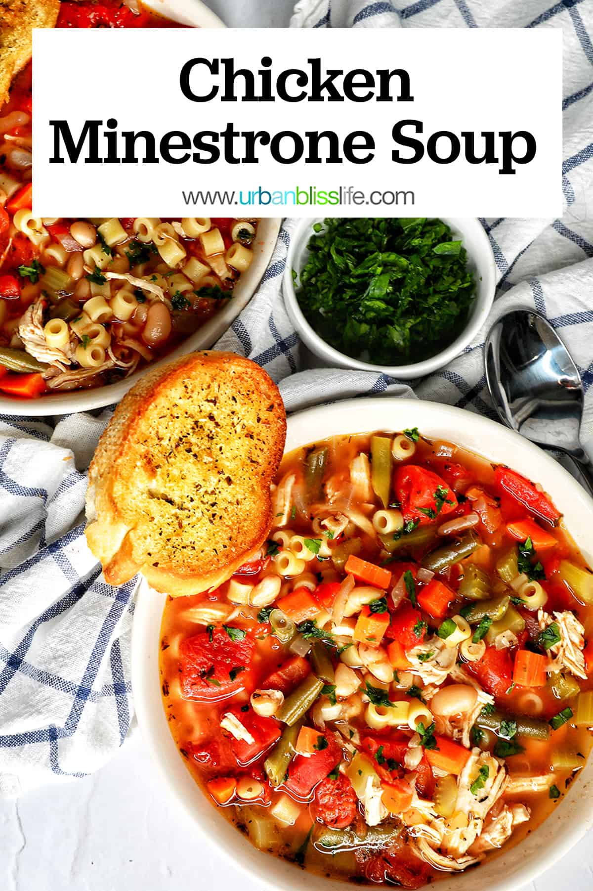 Chicken Minestrone Soup - Urban Bliss Life