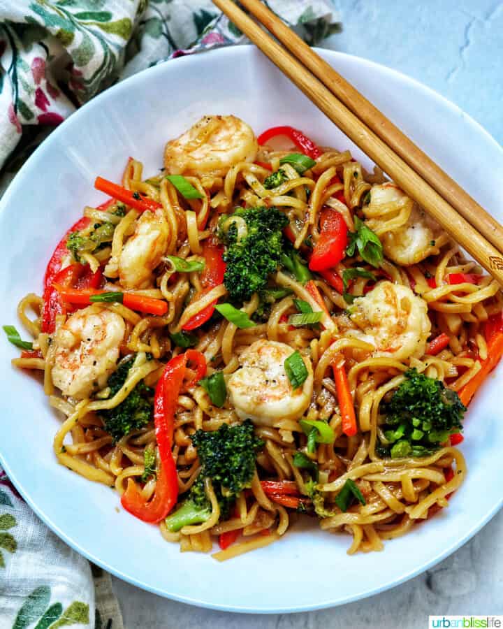 Prawn Chow Mein recipe - Urban Bliss Life