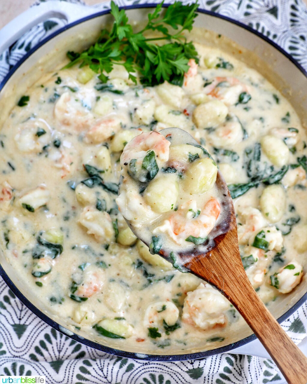 Tuscan Shrimp Gnocchi - Urban Bliss Life