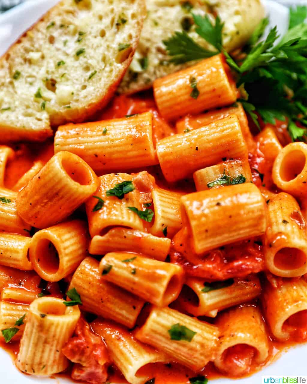 Rigatoni with Vodka Sauce - Urban Bliss Life