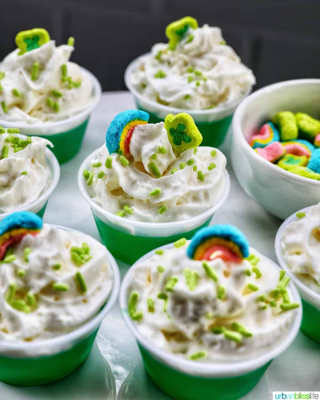 Green Jello Shots - Urban Bliss Life