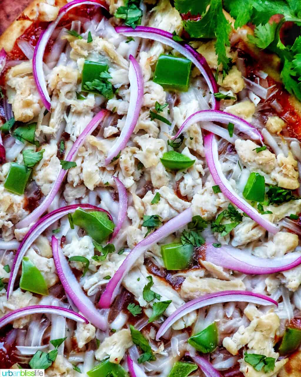 BBQ Chicken Flatbread - Urban Bliss Life