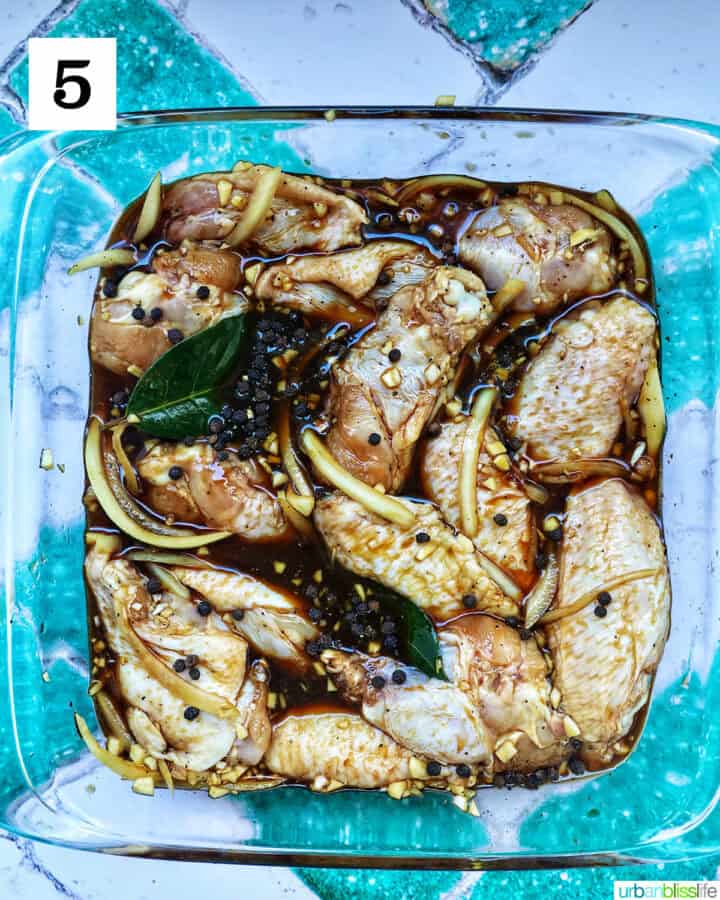 Filipino Adobo Chicken Wings - Urban Bliss Life