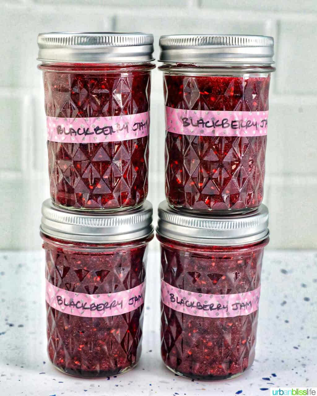 Blackberry Freezer Jam - Urban Bliss Life