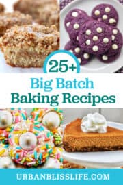 Big Batch Baking Recipes - Urban Bliss Life