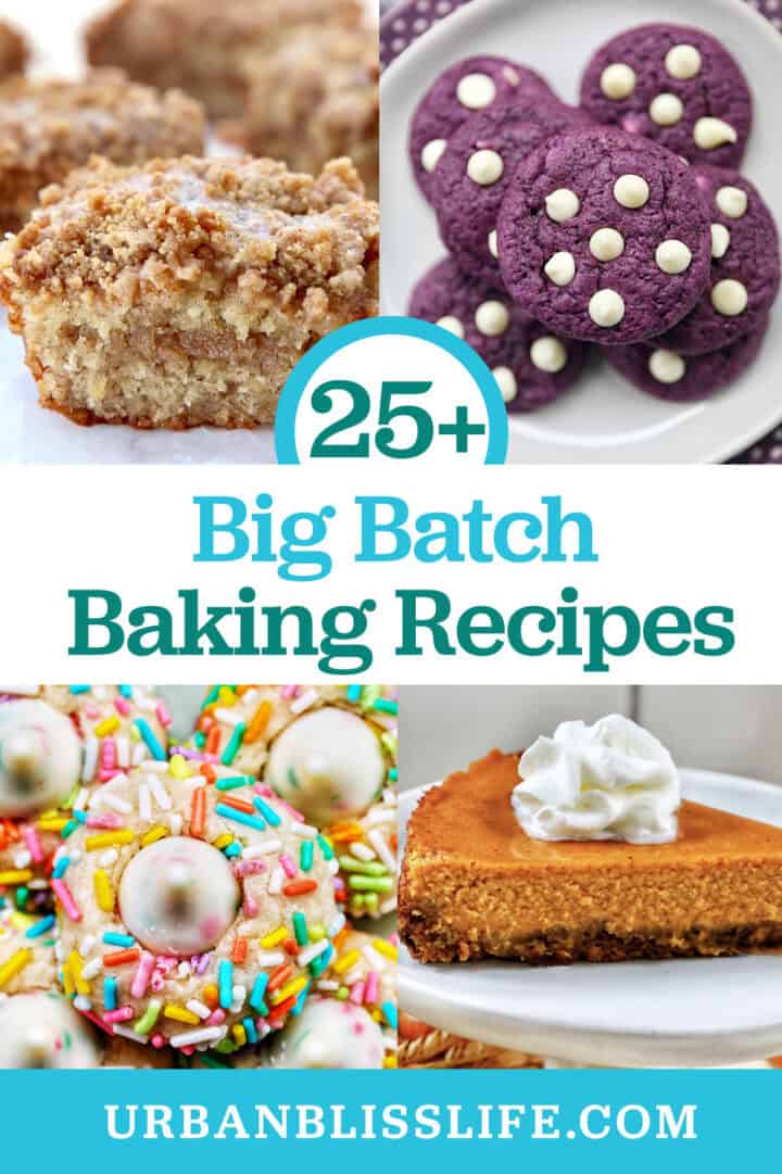 Big Batch Baking Recipes - Urban Bliss Life
