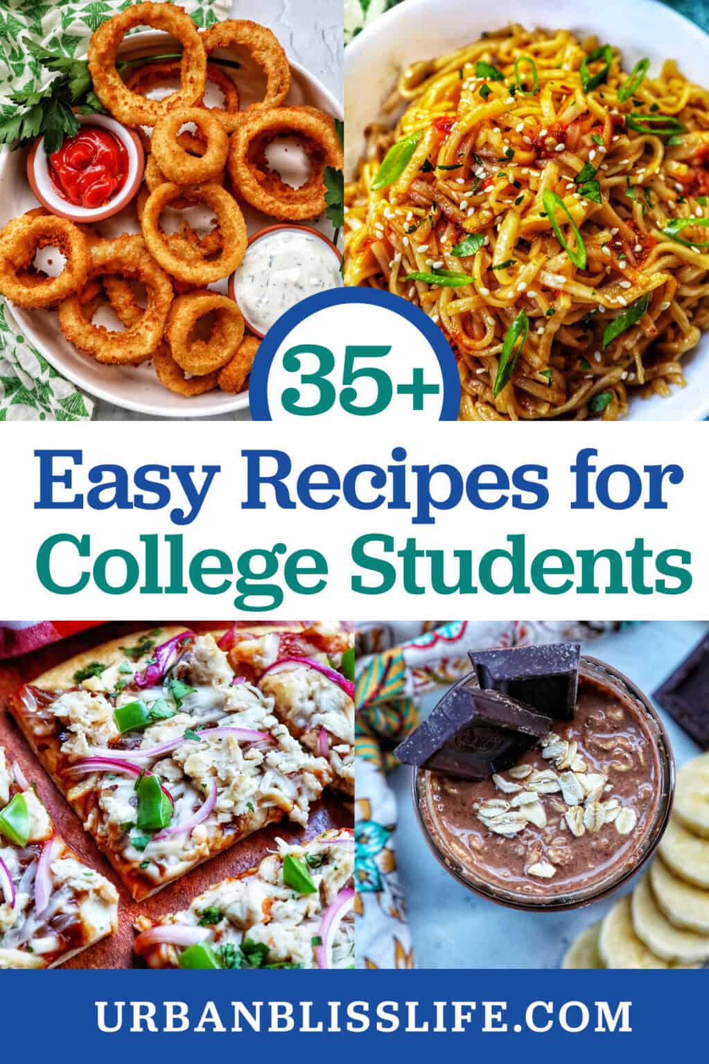 Easy Recipes for College Students - Urban Bliss Life