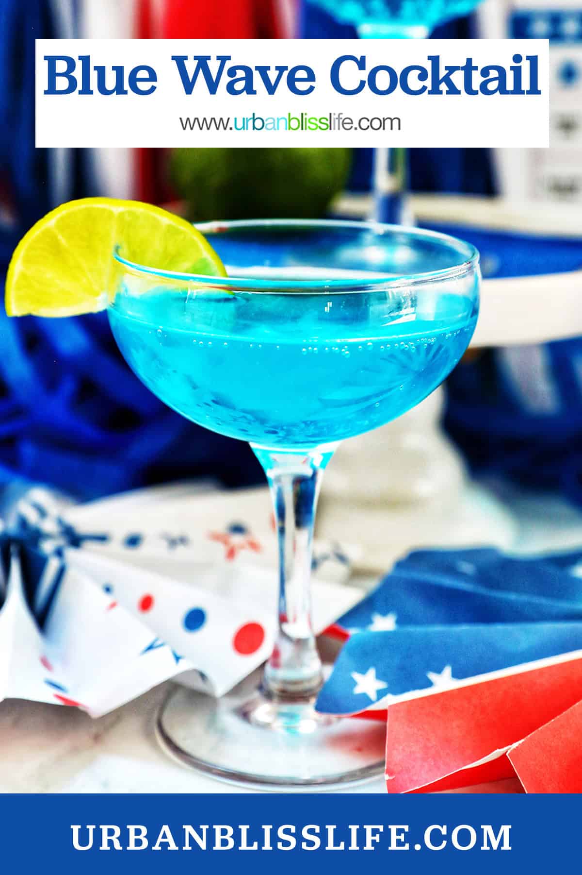 Blue Wave Cocktail recipe - Urban Bliss Life