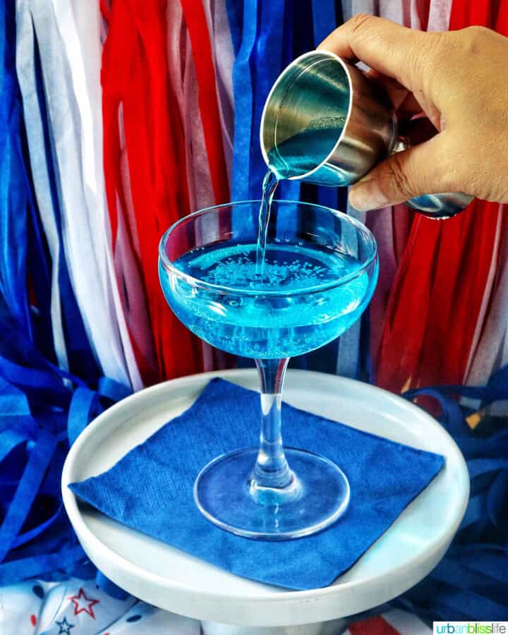 Blue Wave Cocktail recipe - Urban Bliss Life