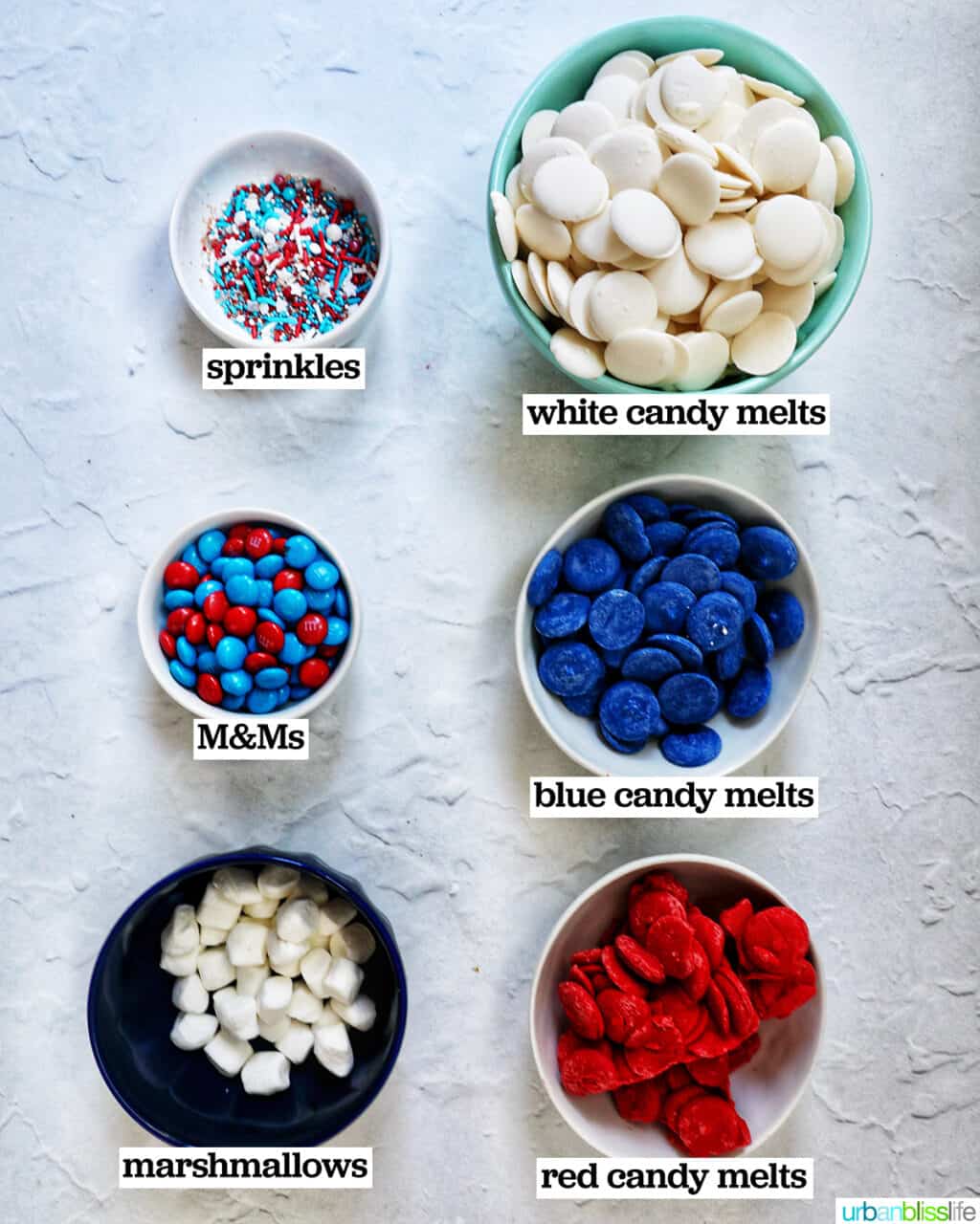 Patriotic Red, White, and Blue Bark Recipe (Easy and Festive) - Urban ...