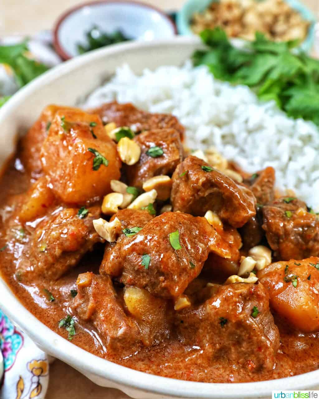 Slow Cooker Beef Massaman Curry - Urban Bliss Life