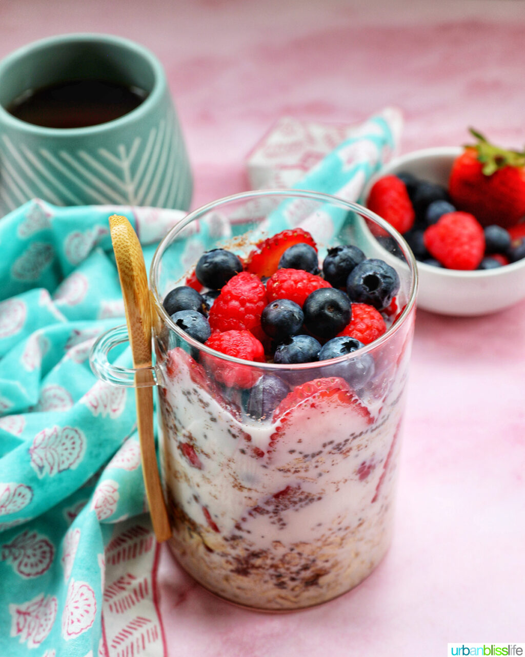 Berry Overnight Oats - Urban Bliss Life