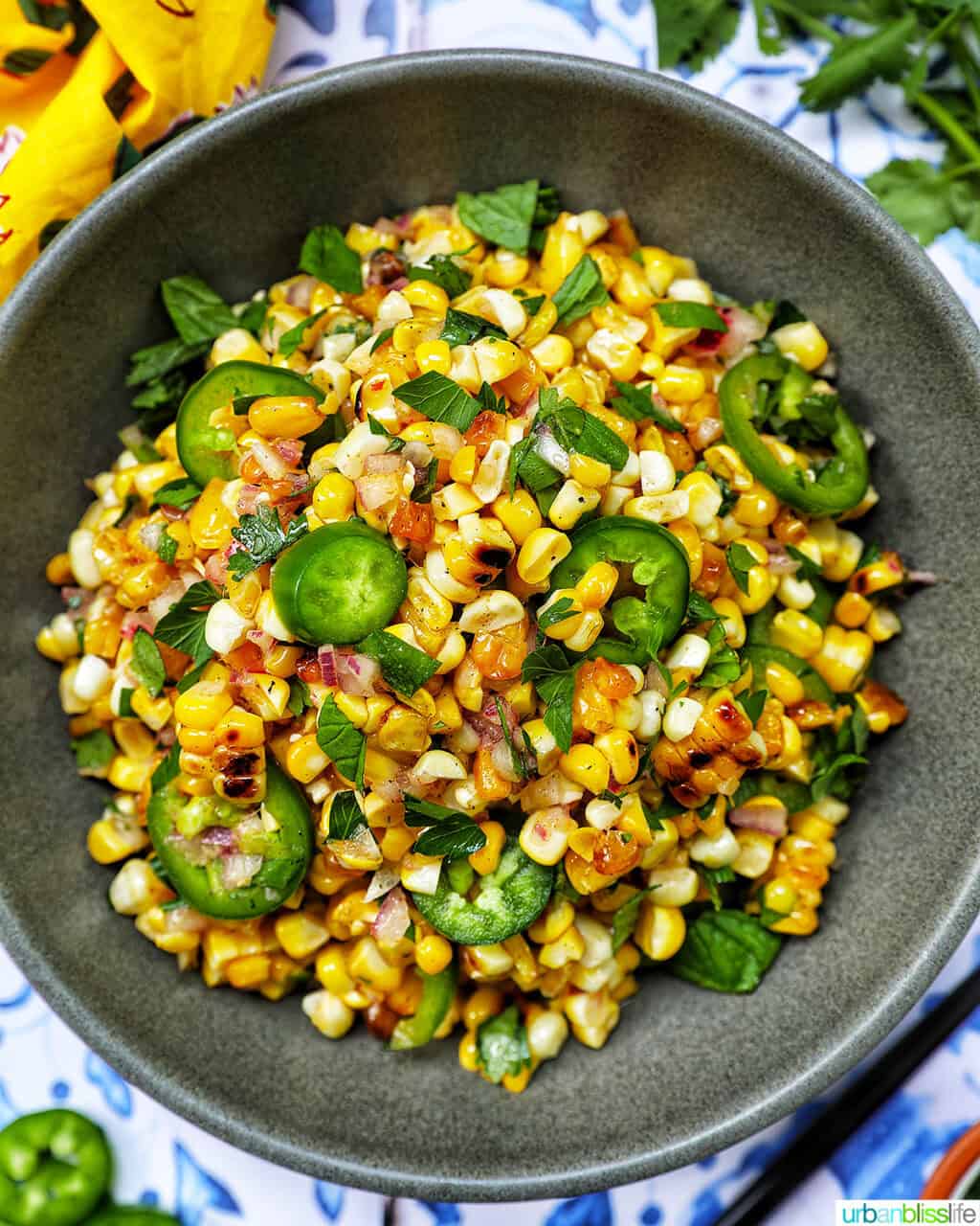 Charred Corn Salad - Urban Bliss Life
