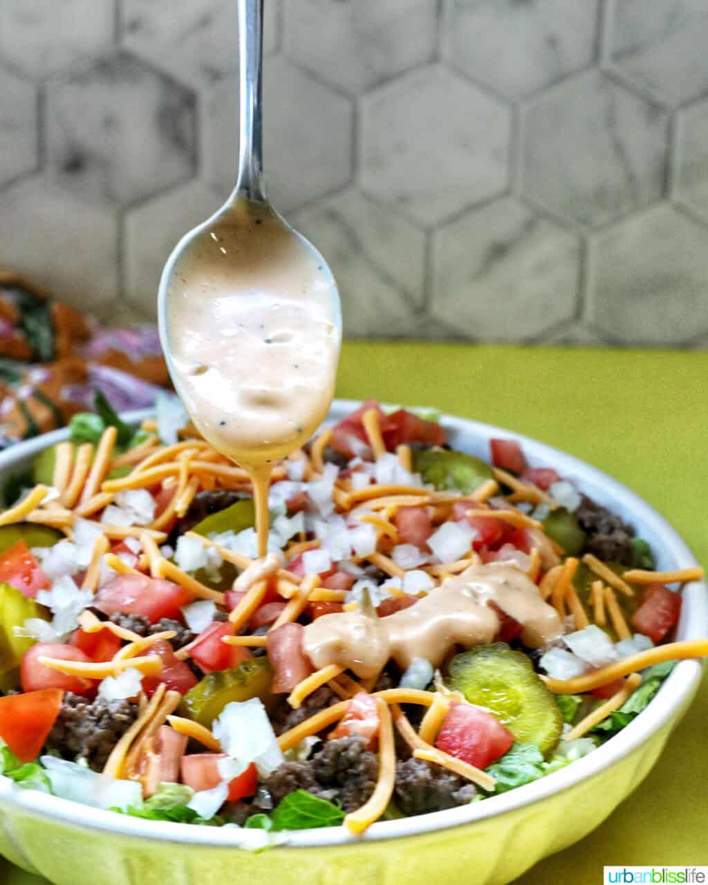 Big Mac Salad - Urban Bliss Life